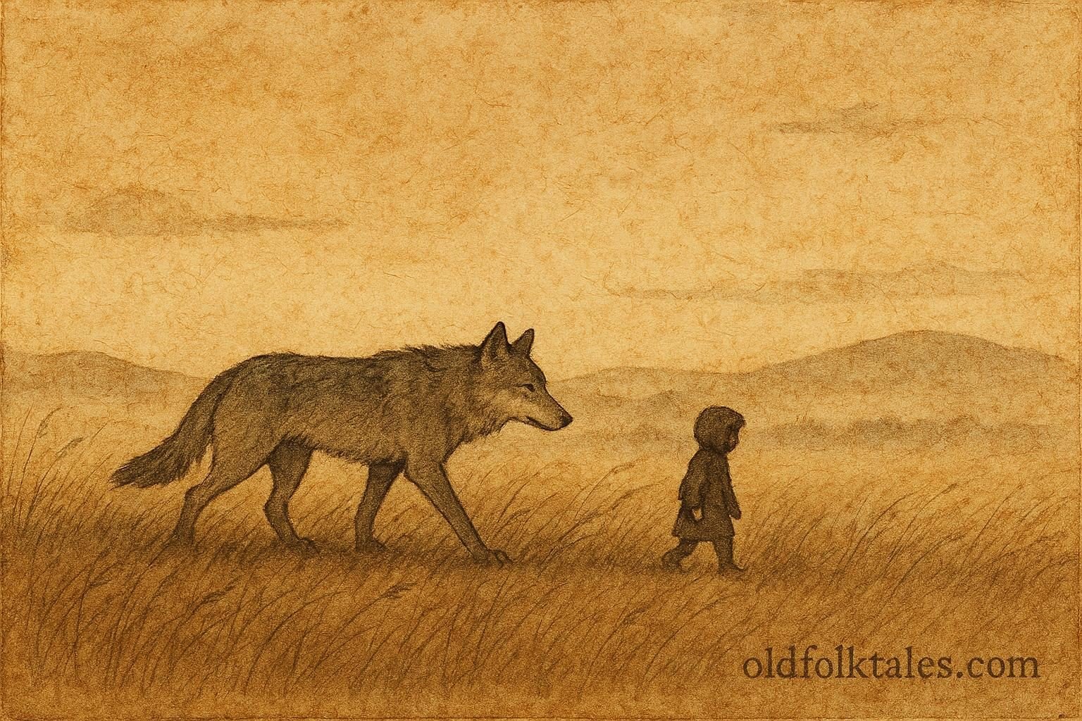 The Grey Wolf Guide: Kazakh Folktale